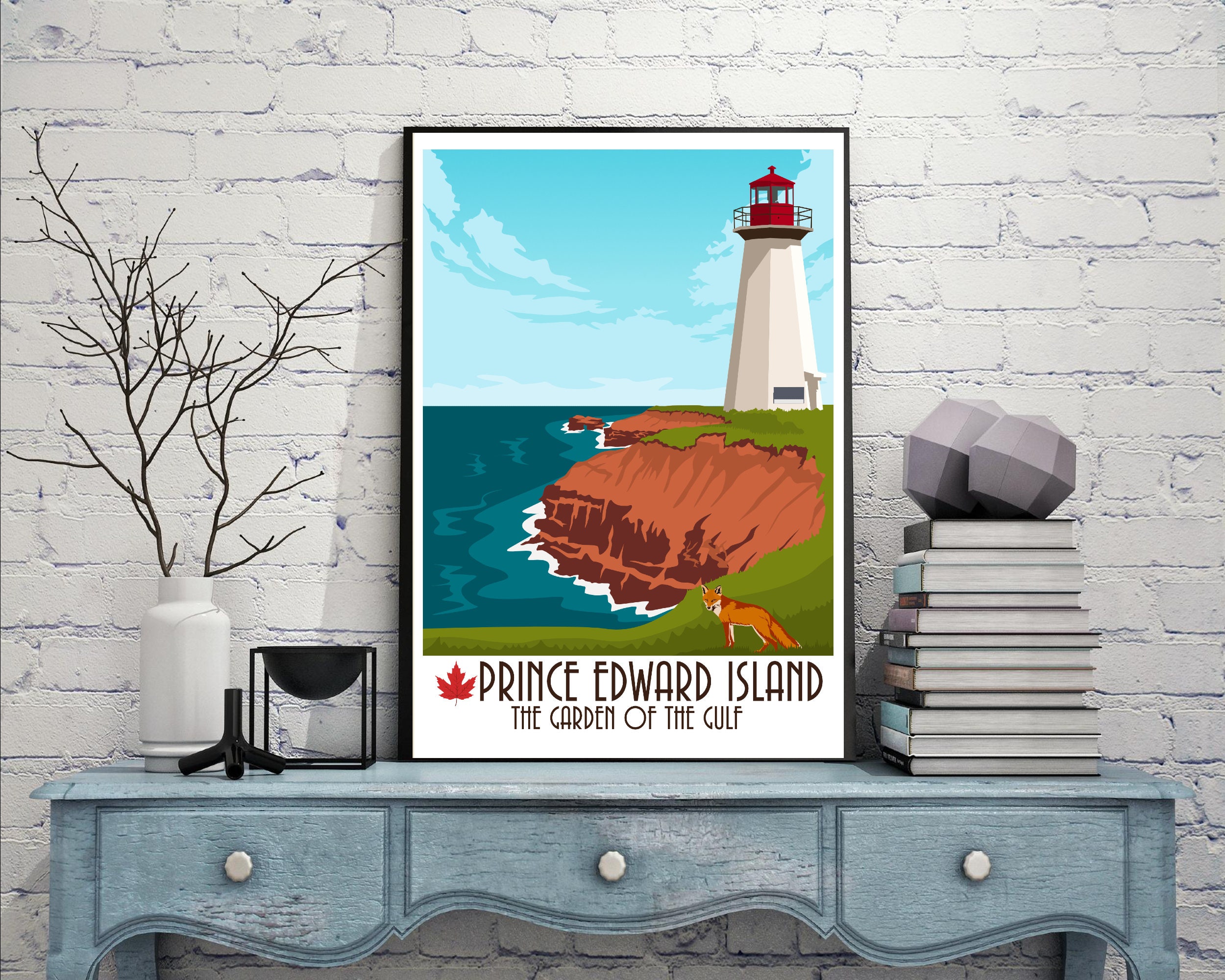 Prince Edward Island Print PEI Poster PEI Canada A Gift for Canadians ...