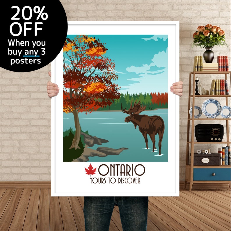 Ontario Print Ontario Poster Algonquin Park Poster Ontario Canada - Etsy