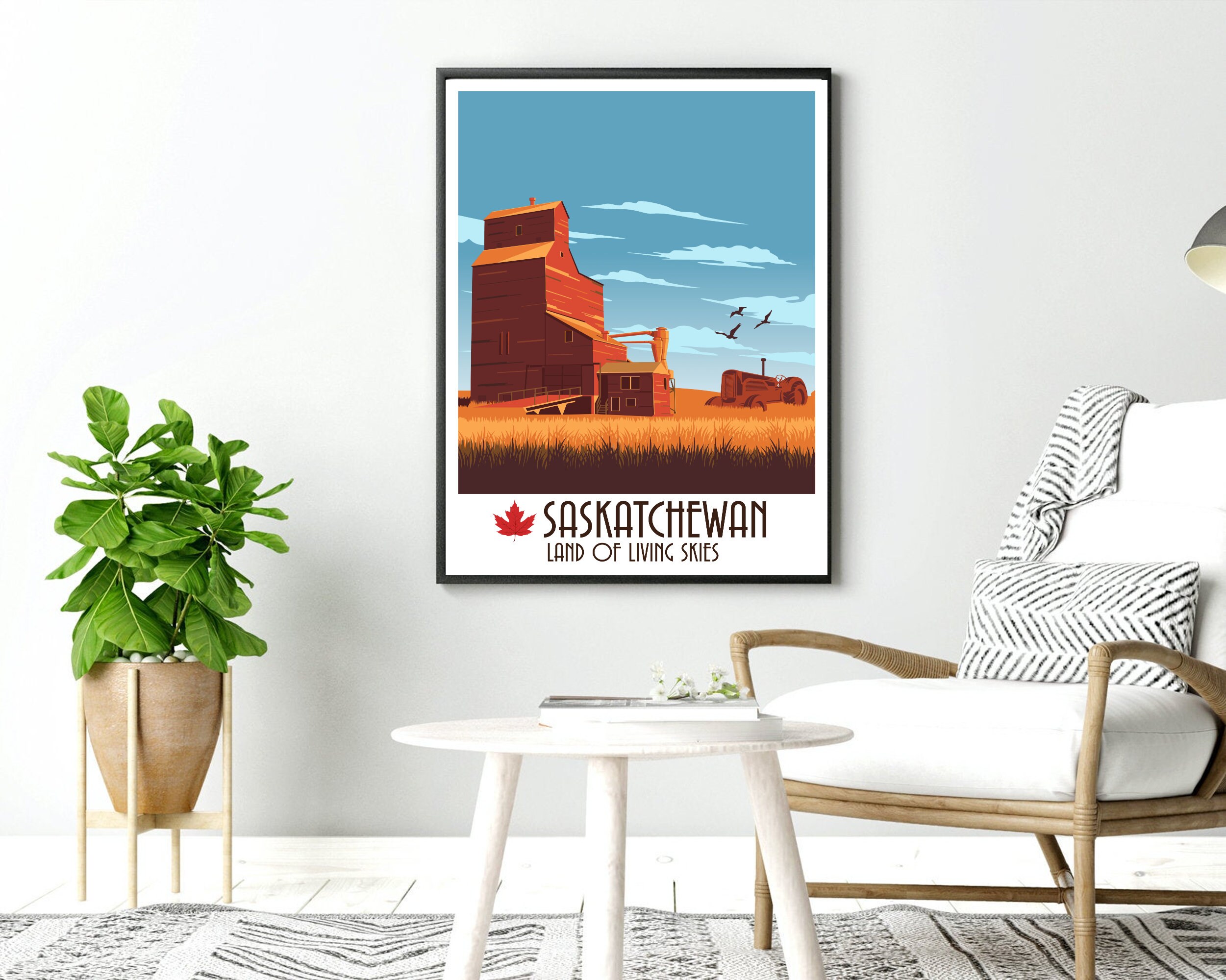 Saskatchewan Print Saskatchewan Poster Canada Travel - Etsy