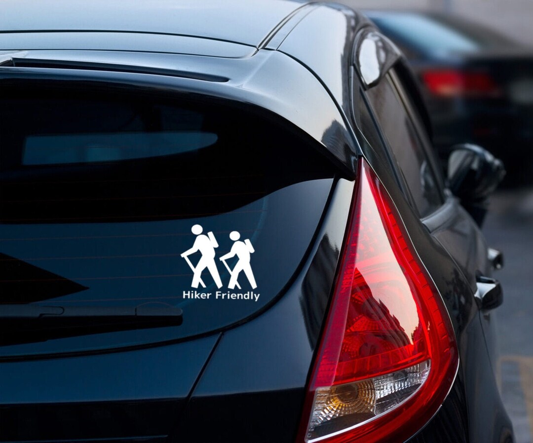 Autocollant de voiture adapté aux randonneurs / Cadeau de plein air ...