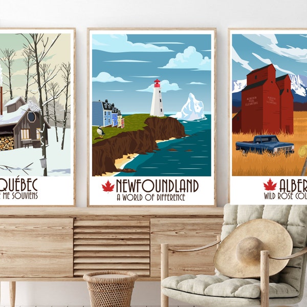 Newfoundland and Labrador Posters - Etsy