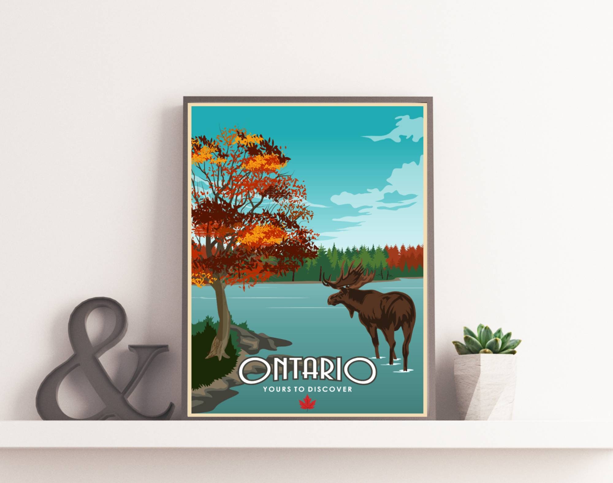 Ontario Poster Ontario Print Algonquin Park Poster ON - Etsy