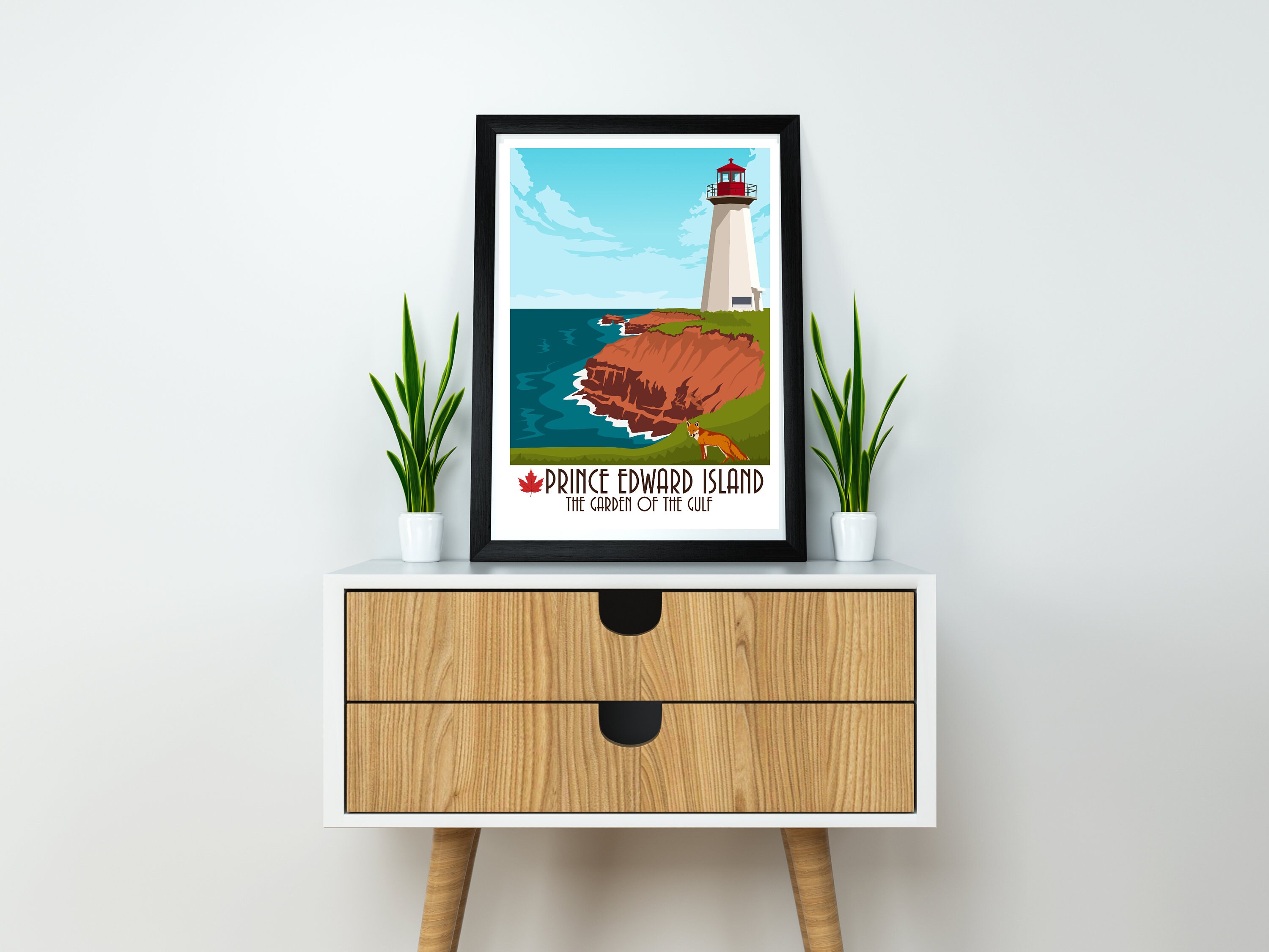 Prince Edward Island Print PEI Poster PEI Canada A Gift for Canadians ...