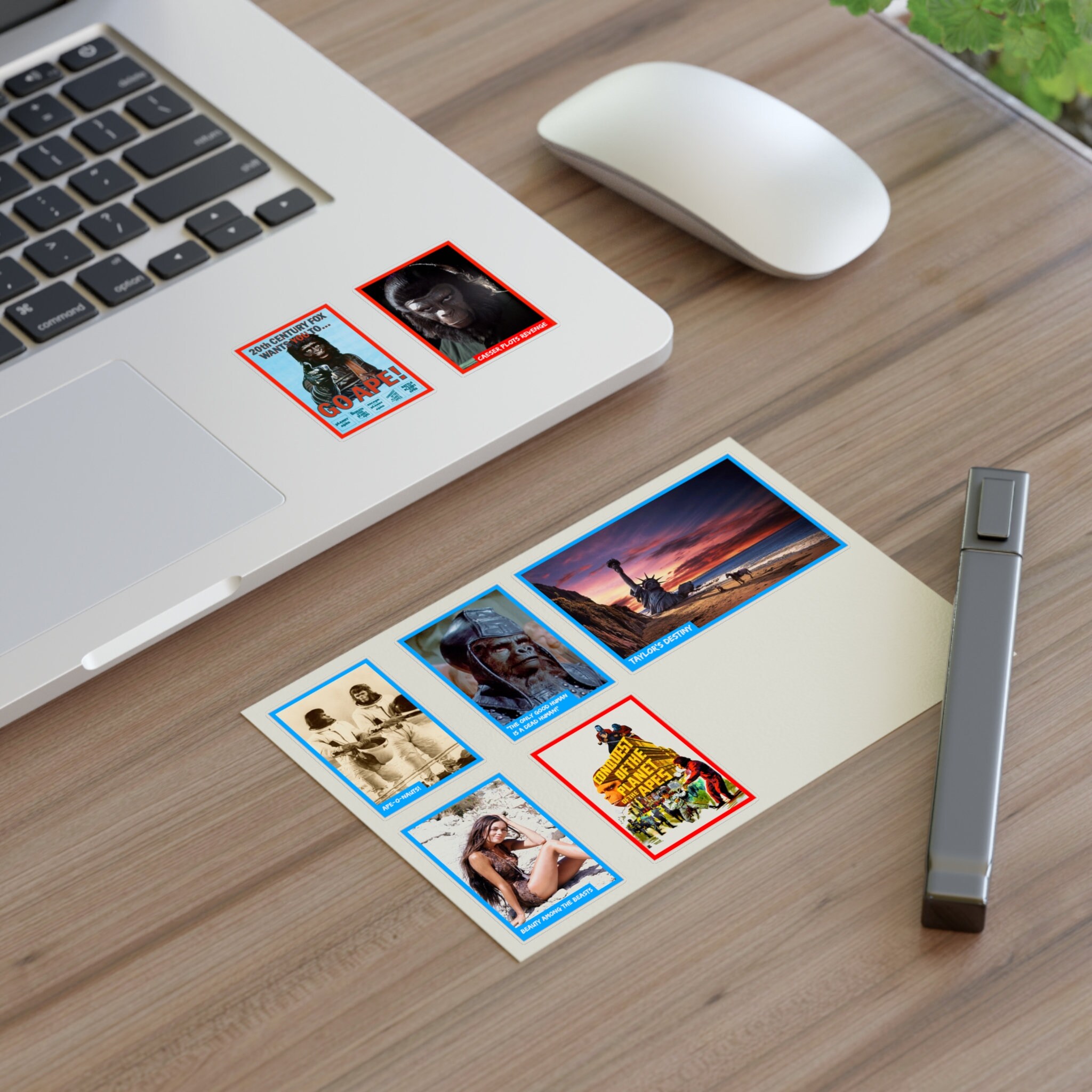 Planet of the Apes Sticker Set 1968 Laptop Stickers Decals - Etsy