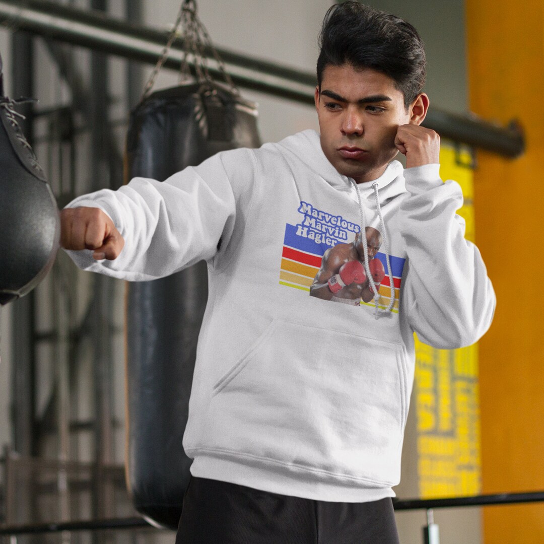 Marvin Hagler Boxing Hoodie Boxing Apparel Gym Wear - Etsy