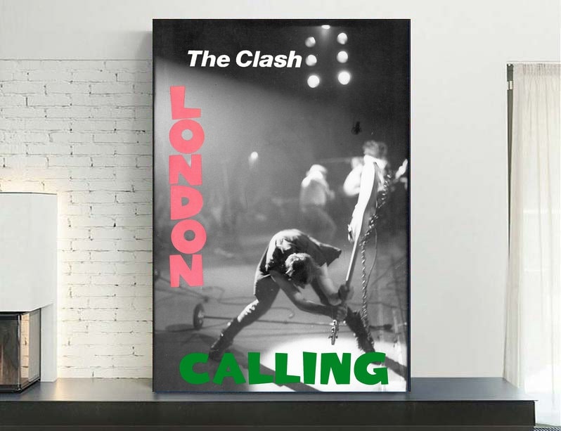 Clash London Calling Poster Canvas Wall Art Painting Printno - Etsy UK