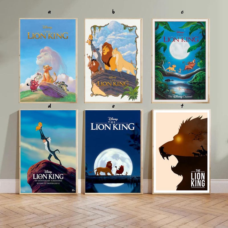 Lion King Poster - Etsy