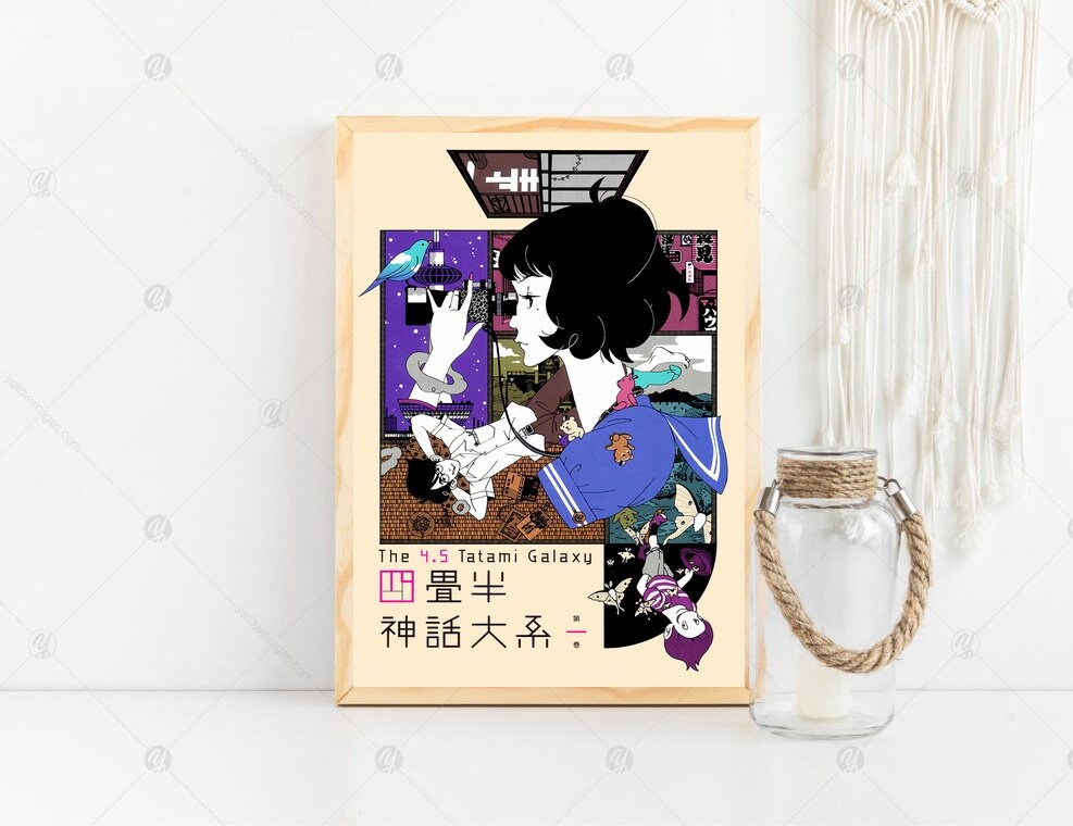 The Tatami Galaxy,anime Poster, Manga Poster,painting Art,tv Poster ...