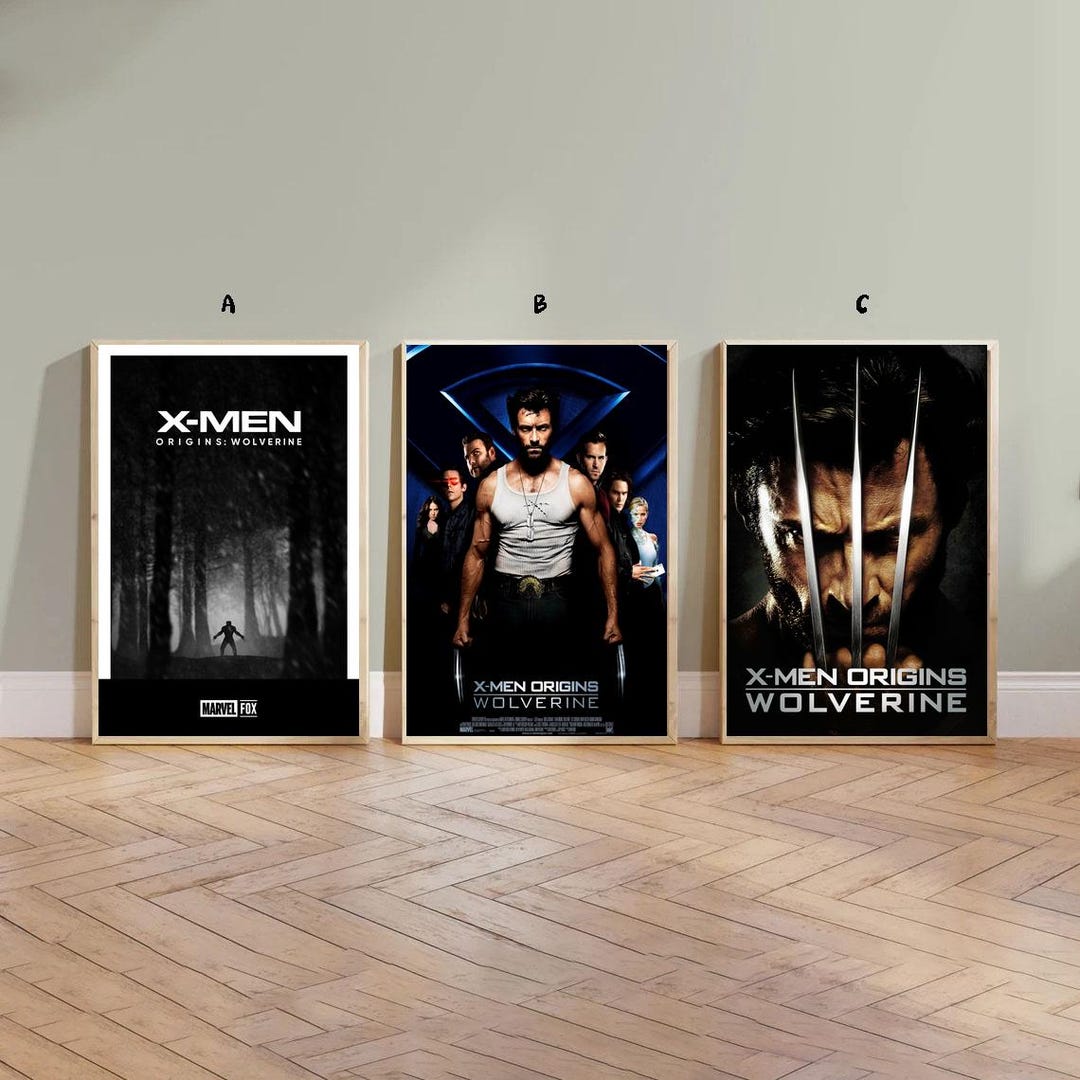 X-men Origins Wolverine Movie Poster Canvas Wall Art ,no Frame12x18 ...