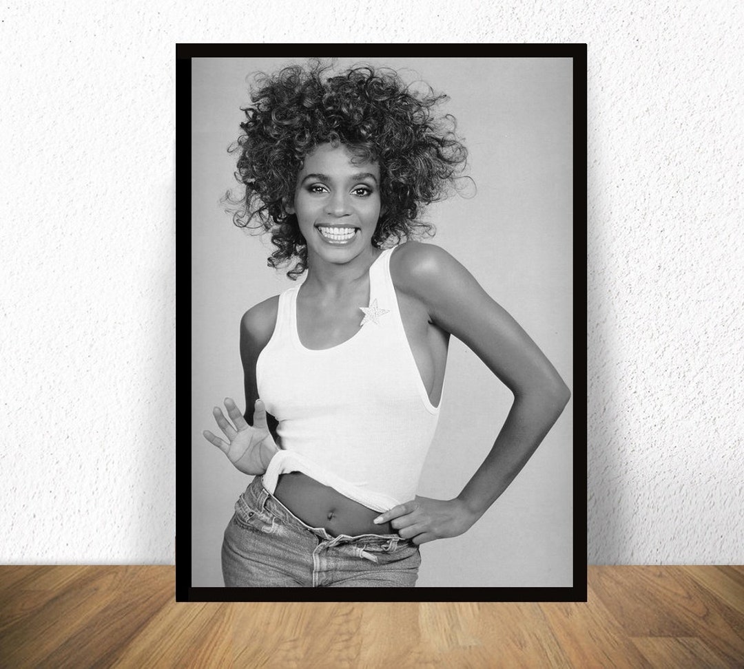 Whitney Houston Music Poster Canvas Wall Art Painting Print,no Frame - Etsy