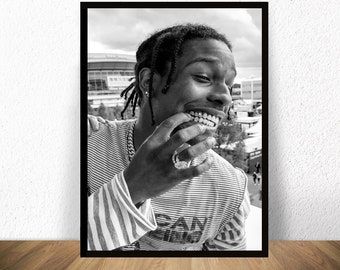 ASAP Rocky 'TESTING' Poster Music Album Cover Wall Art Album Cover ...