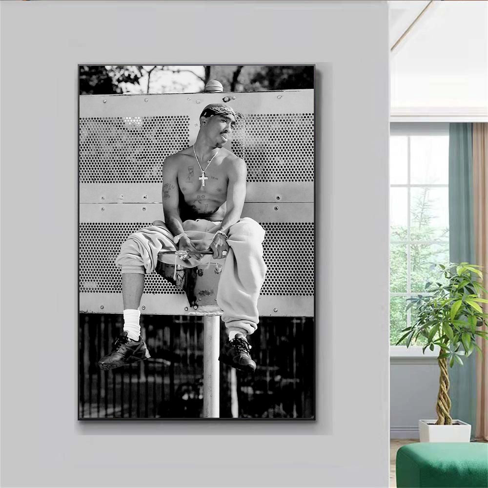Tupac 2Pac Poster Canvas Wall Art Painting Print, sold by Small Studio ...