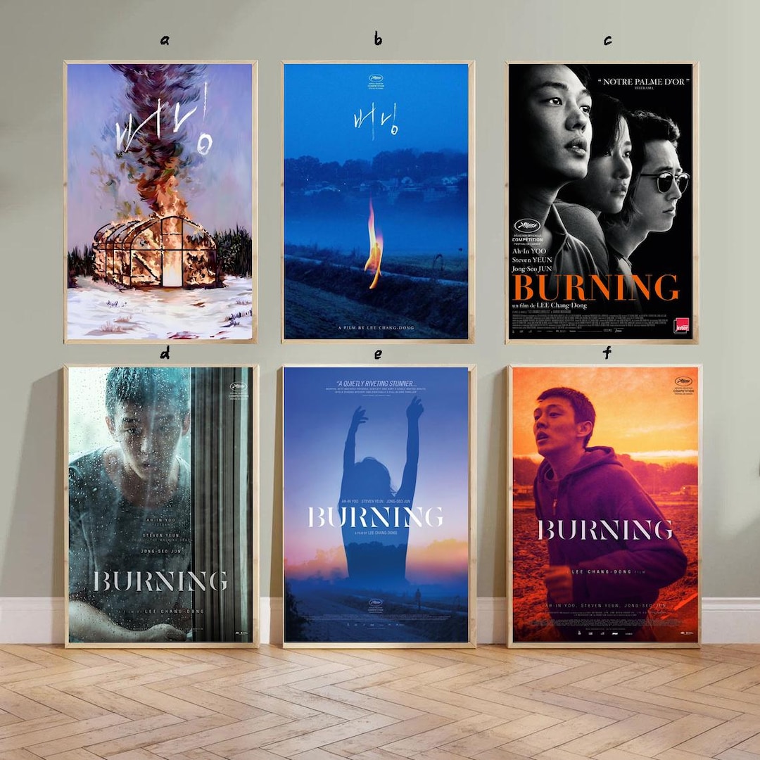 Burning Movie Poster Canvas Wall Art ,no Frame12x18''.24x36''multiple ...