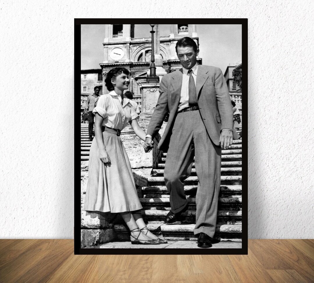 Audrey Hepburn Movie Poster Canvas Wall Art Painting Print,no Frame - Etsy