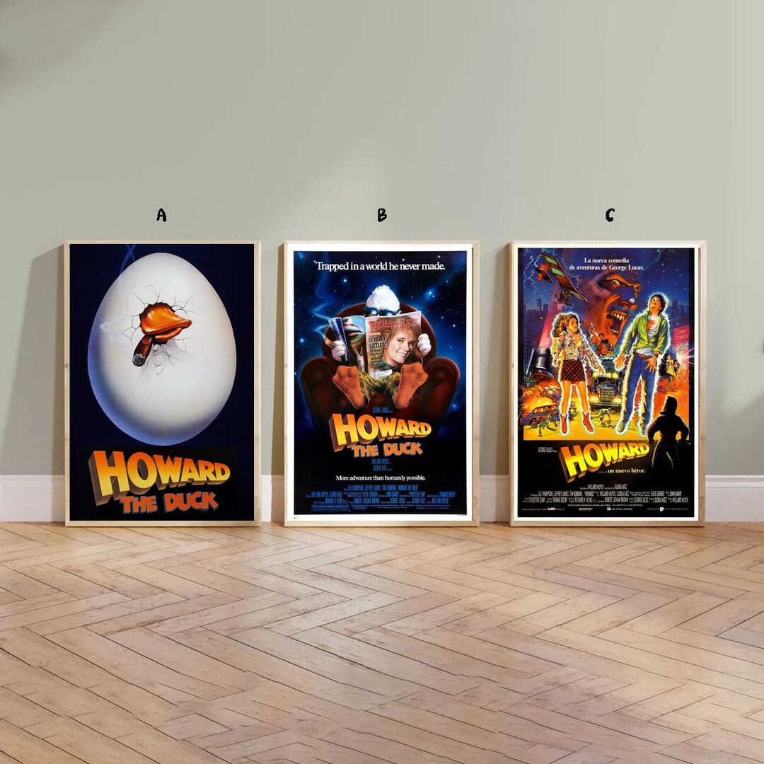Howard the Duck Movie Poster Canvas Wall Art ,no Frame12x18''.24x36 ...