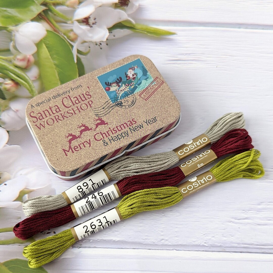 COSMO Embroidery Thread Starter Set in a Gift Box/lecien Japan/cosmo ...
