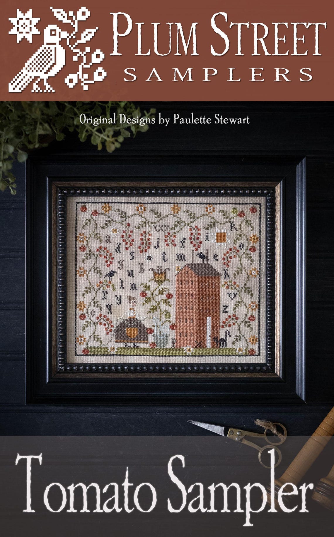 Plum Street Samplers - "tomato Sampler" Printed Cross Stitch Chart/2025 ...