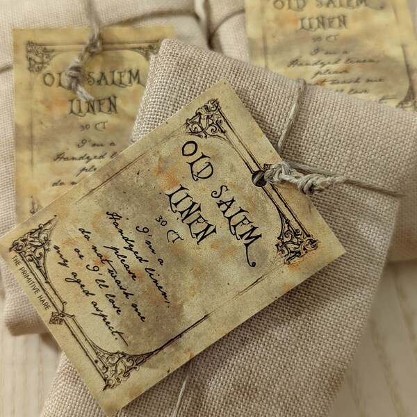Primitive Linen Fabric - Etsy