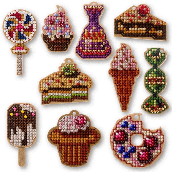 Stitchable DIY Kit for Beads Embroidery/cross Stitch on Wood / - Etsy