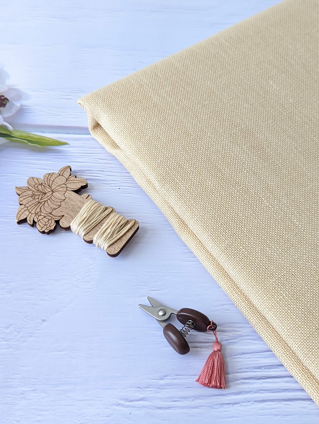 28ct Linen Cross Stitch Fabric/linen Fabric for Counted Cross Stitch ...