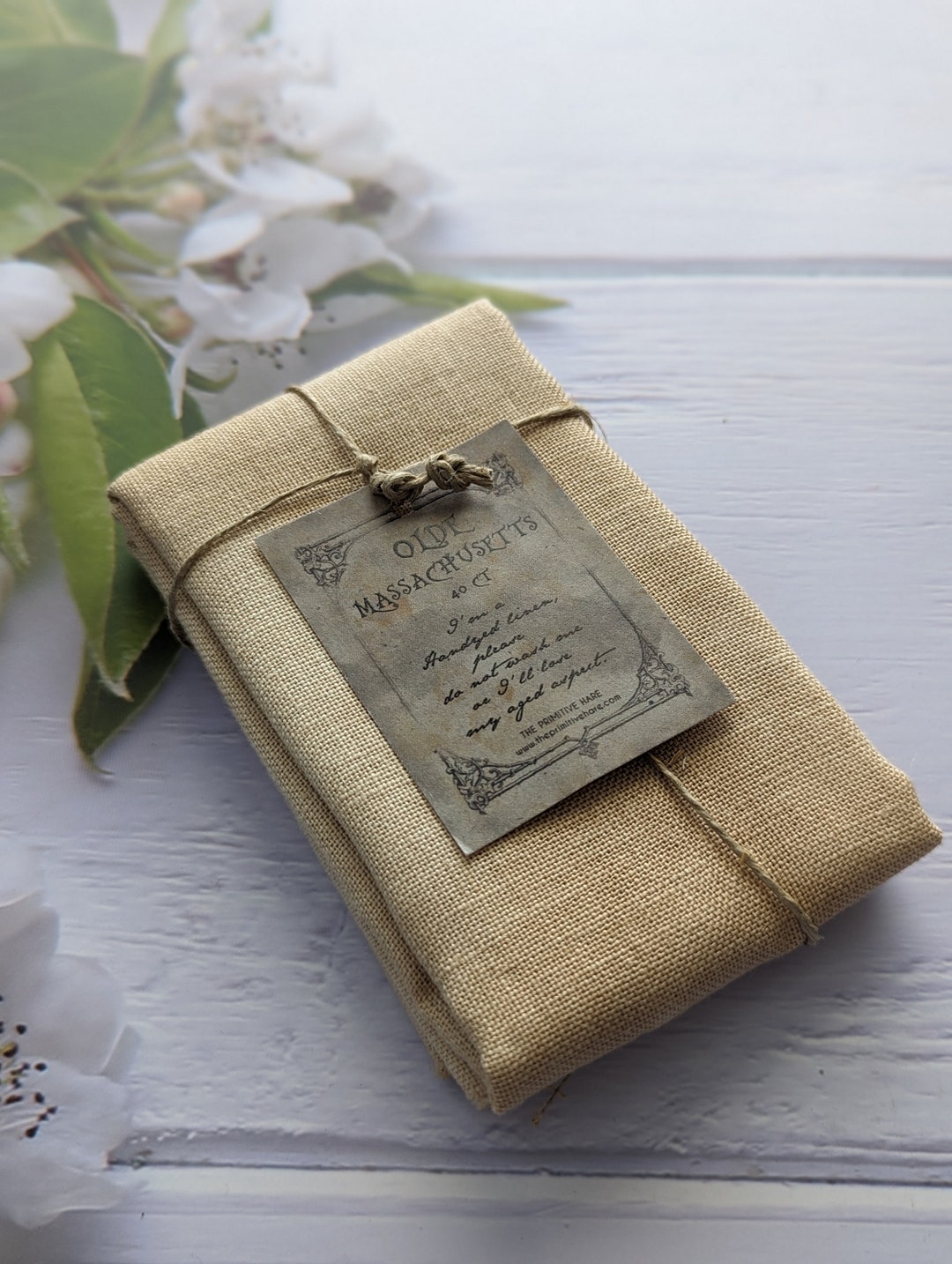 40ct Hand Dyed Cross Stitch Linen by the Primitive Hare Olde ...