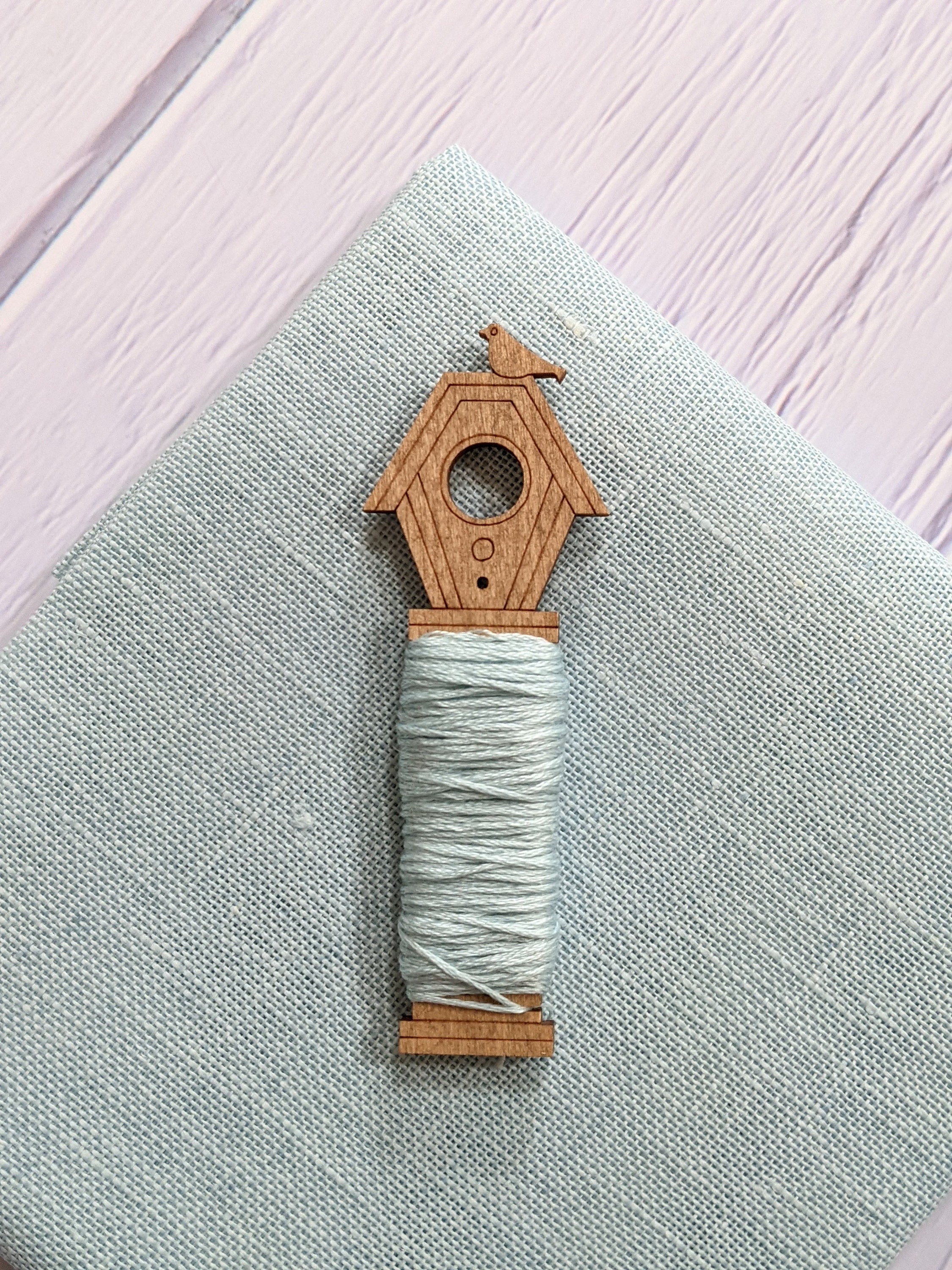 28ct Aqua Blue Light Linen Fabric by Wichelt-permin: Cross Stitch ...