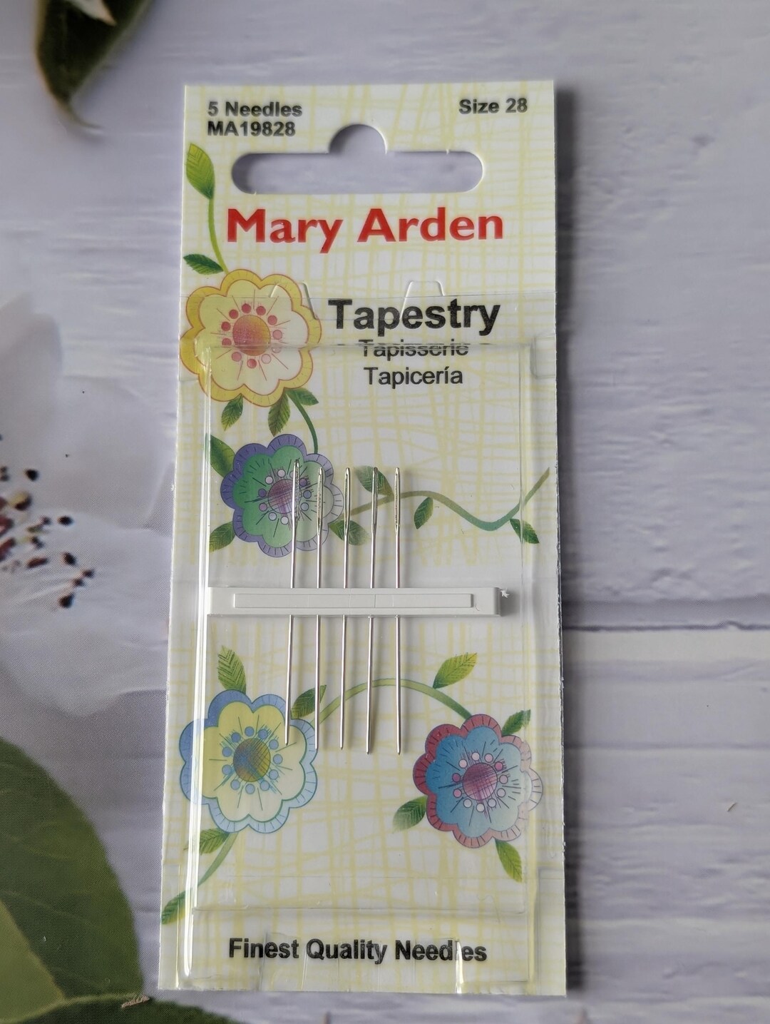 Mary Arden Tapestry Needles: Size 28 English Needlepoint Needles (set ...