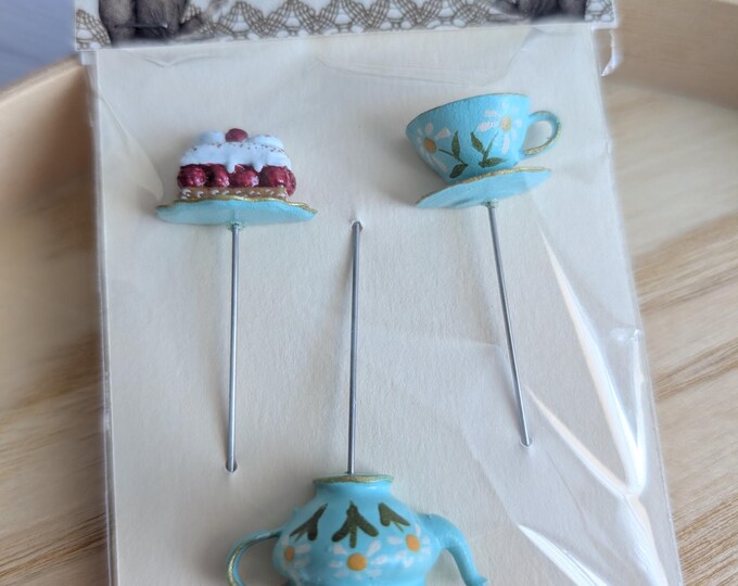 The Primitive Hare - "afternoon Tea" Pins Set /2025 Nashville Market ...