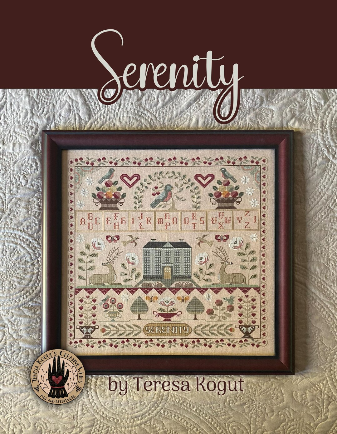 Teresa Kogut - 2024 Nashville Needlework Market Release From - "serenity " Cross Stitch Book - Etsy