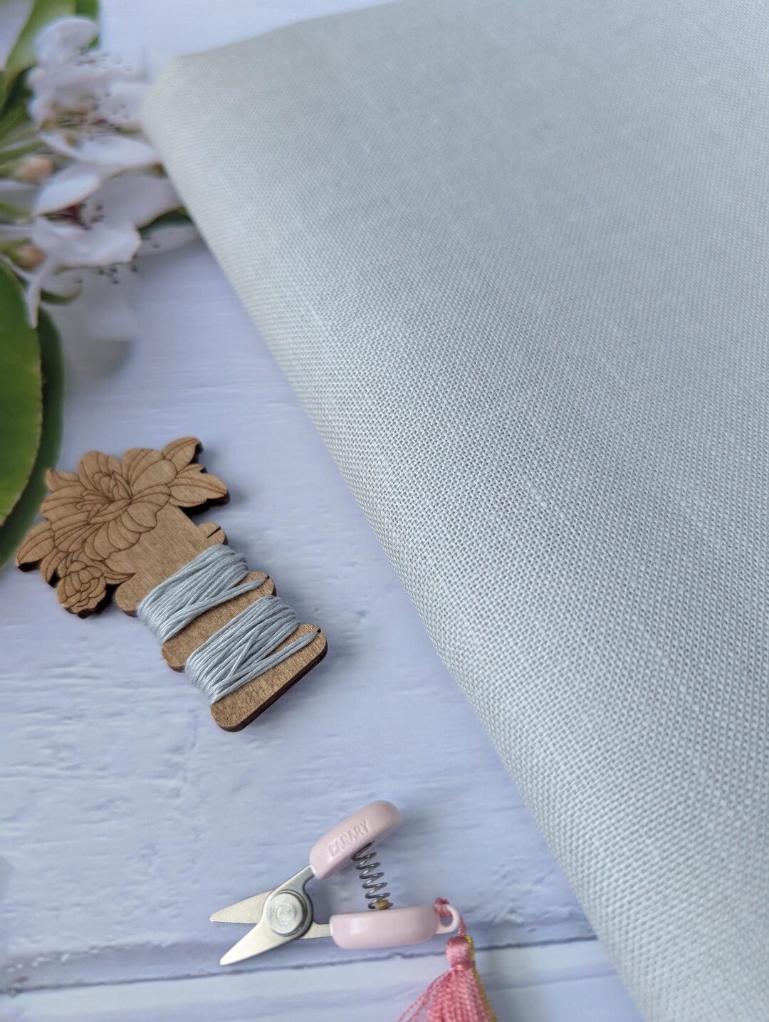 32ct Zweigart Belfast Linen Fabric: Light Ash Grey Cross Stitch - Etsy