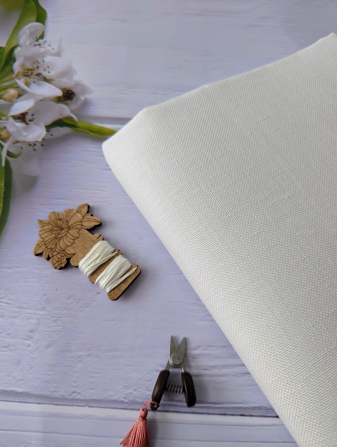 28ct Zweigart Cashel Linen Fabric: Antique White Cross Stitch - Etsy