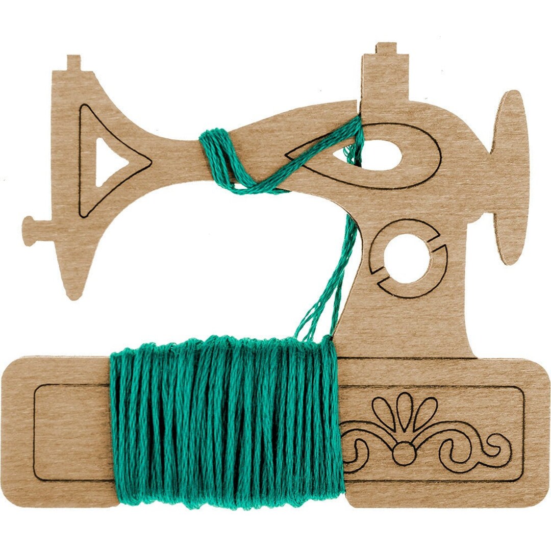 Wooden Embroidery Floss Holder – Thread Keeper for Cross Stitch ...