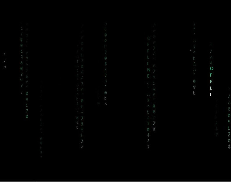 MATRIX Animated Stream Screen / Animated Scenes Screen Overlay - Etsy