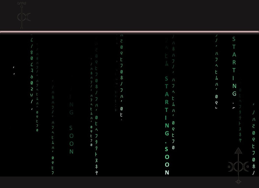 MATRIX Animated Stream Screen / Animated Scenes Screen Overlay - Etsy