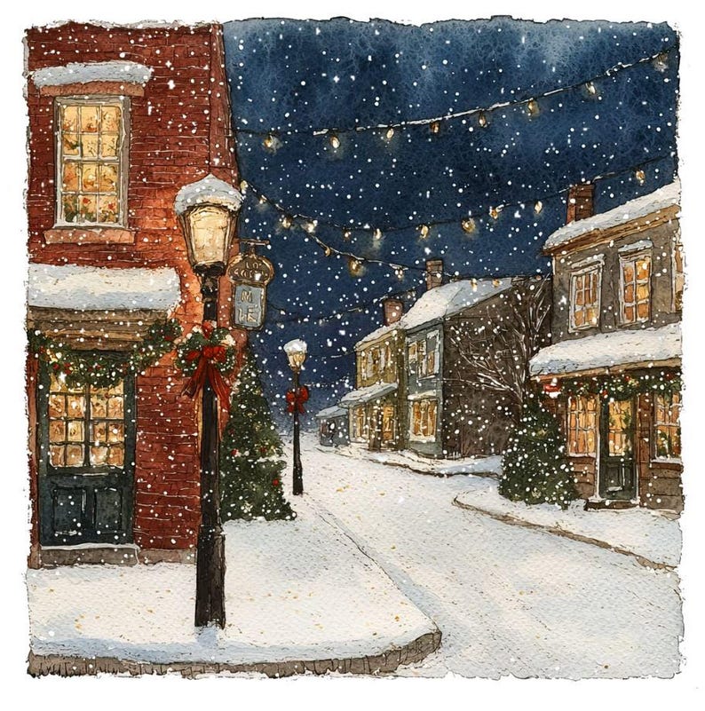 Animated Background, Instagram Format, Cozy Winter, Christmas Time - Etsy