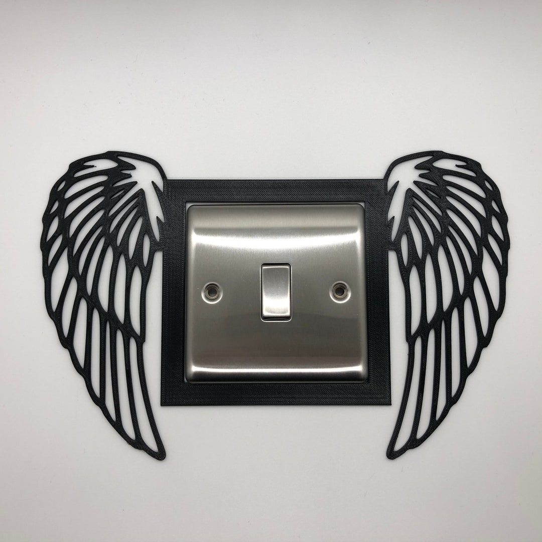 Angel Wings Light Switch Surround: Gothic Wall Decor - Etsy UK