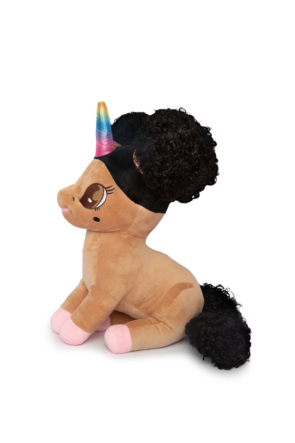 Brandy Unicorn Plush Toy With Brown Eyes 16 Inch | Etsy