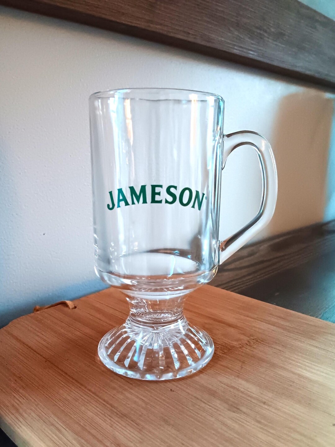 Vintage Jameson Glass Mug | Irish Coffee Mug | Jameson Glass | Jameson ...