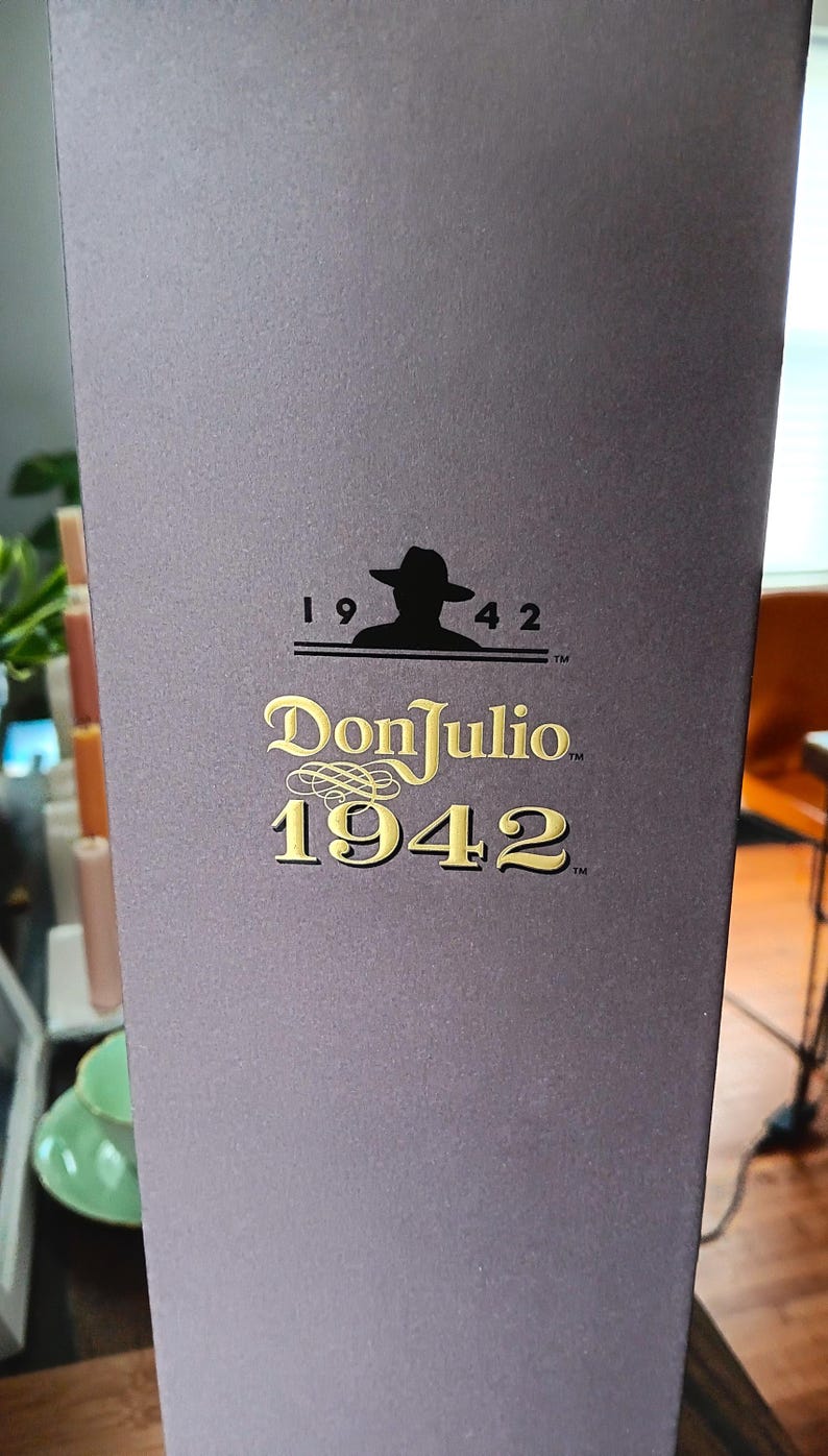 Don Julio 1942 Tequila Box Set - EMPTY, Rinsed and Upcycled With Box ...