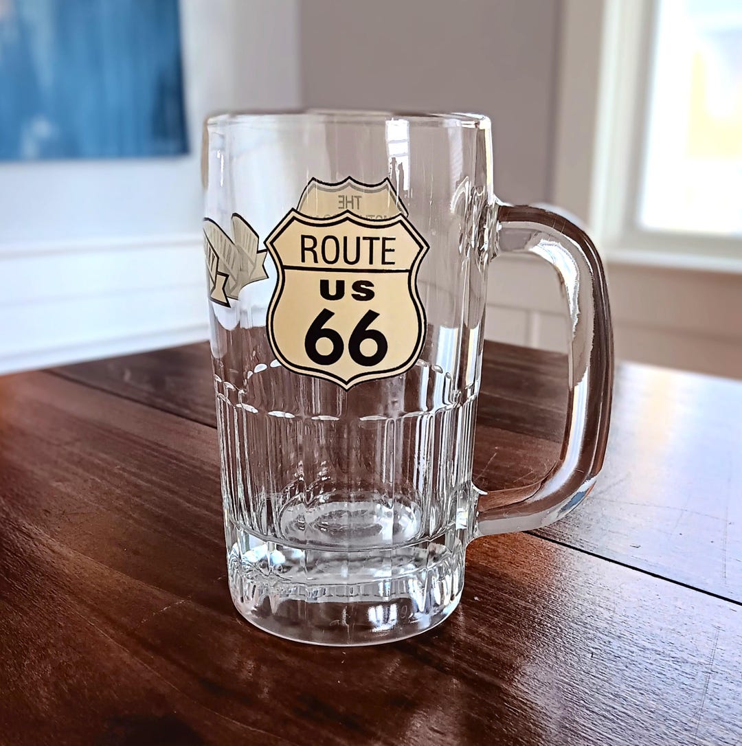 Vintage Route 66 Mug, 12 Oz. | Route 66 Beer Mug | Route 66 ...