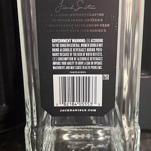 Jack Daniels Frank Sinatra Select Box, Story Book and EMPTY Rinsed ...
