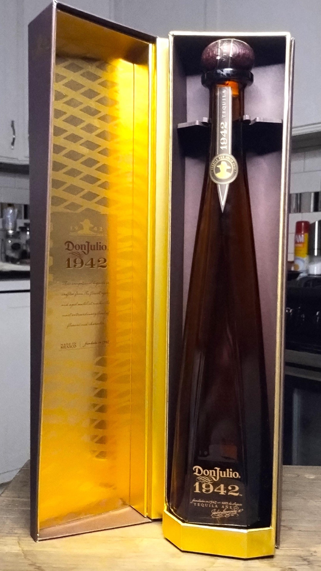 Don Julio 1942 Tequila Box Set - EMPTY, Rinsed and Upcycled With Box ...