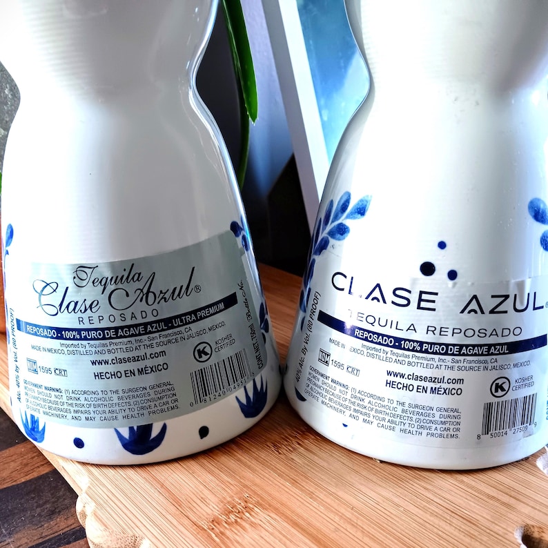 Clase Azul Tequila Reposado, 750 ML | EMPTY, Rinsed, and Upcycled With ...