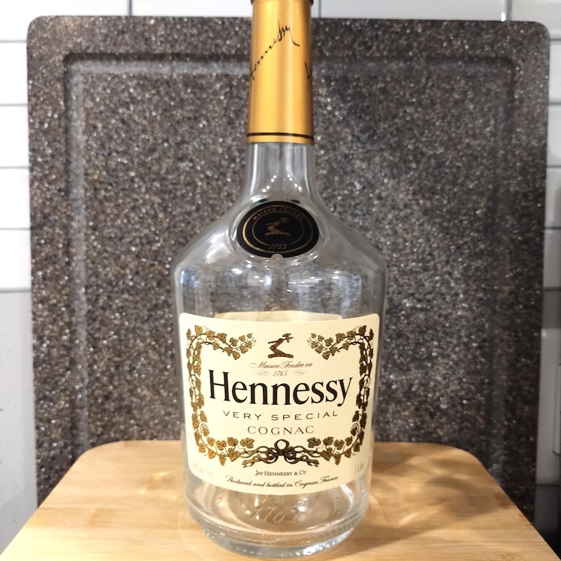 Hennessy Glass Bottle - Etsy