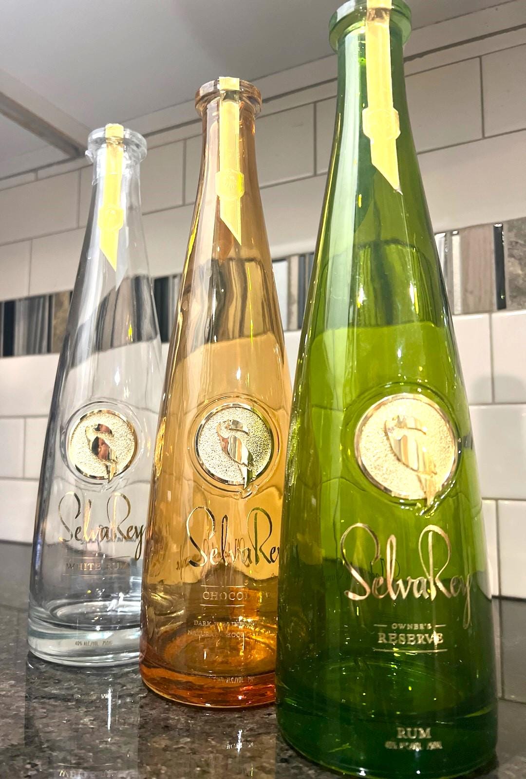 Empty Rum Bottles | Selva Rey Rum Bottles | Bruno Mars Rum | Island ...