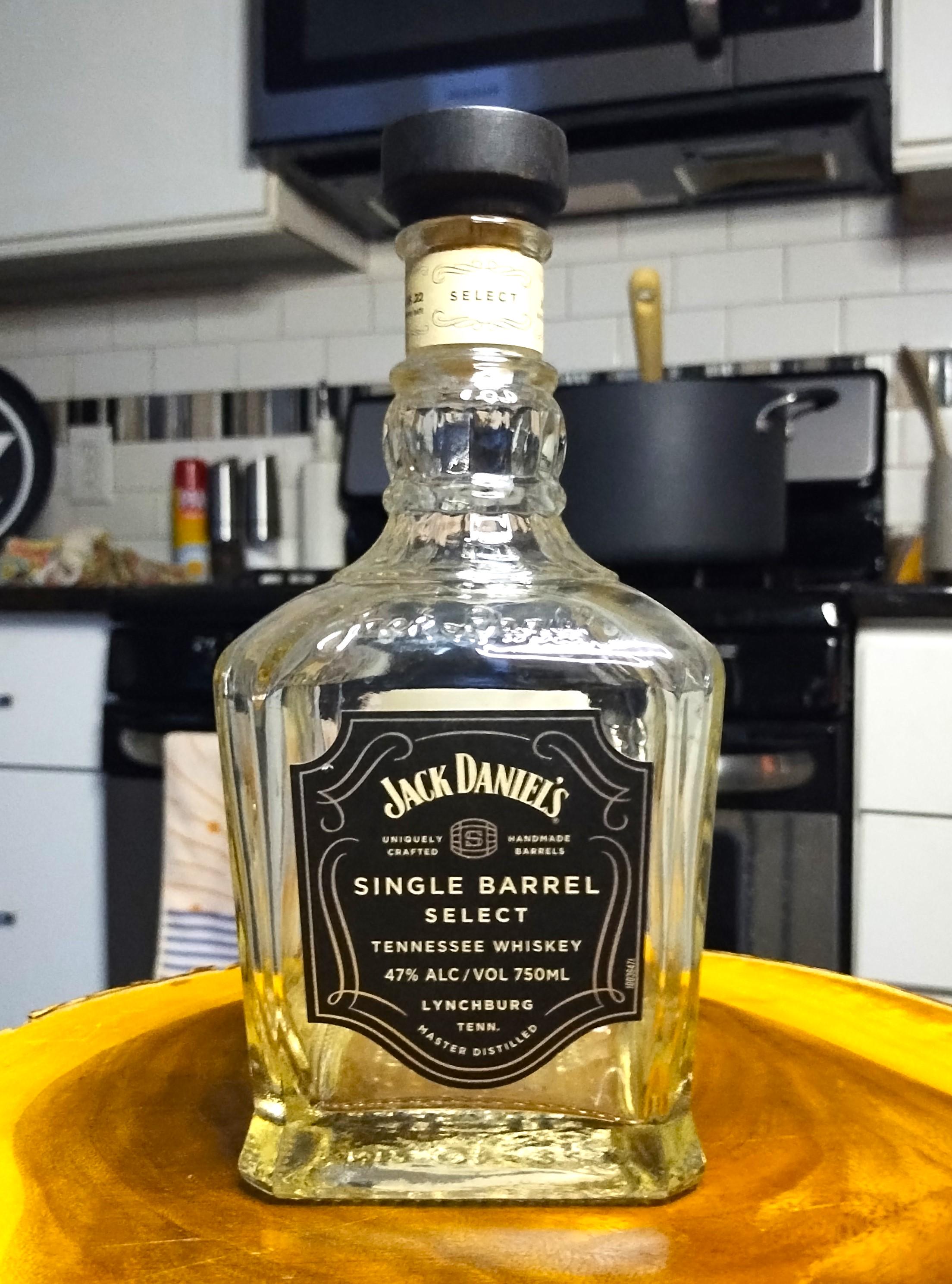 Jack Daniels Single Barrel Select - Tennessee Whiskey Bottle - EMPTY ...