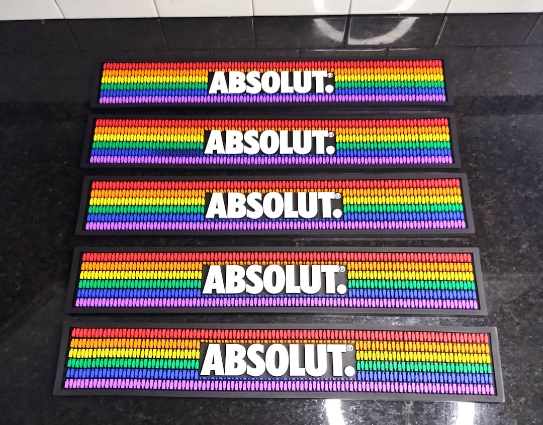 Bar Mats | Absolut Bar Mats | Vodka Bar Mats | Vodka Bar | Pride Bar ...