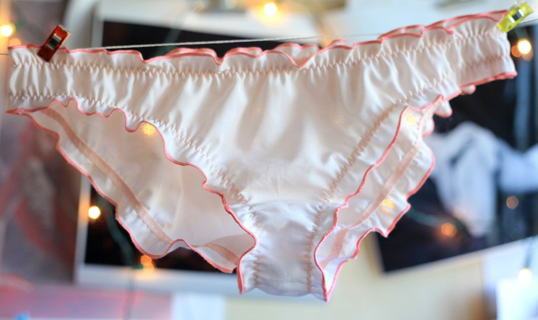 Frou-frou Cosplay Bloomer Women's Panties Pale Pink Cotton Veil Pink ...