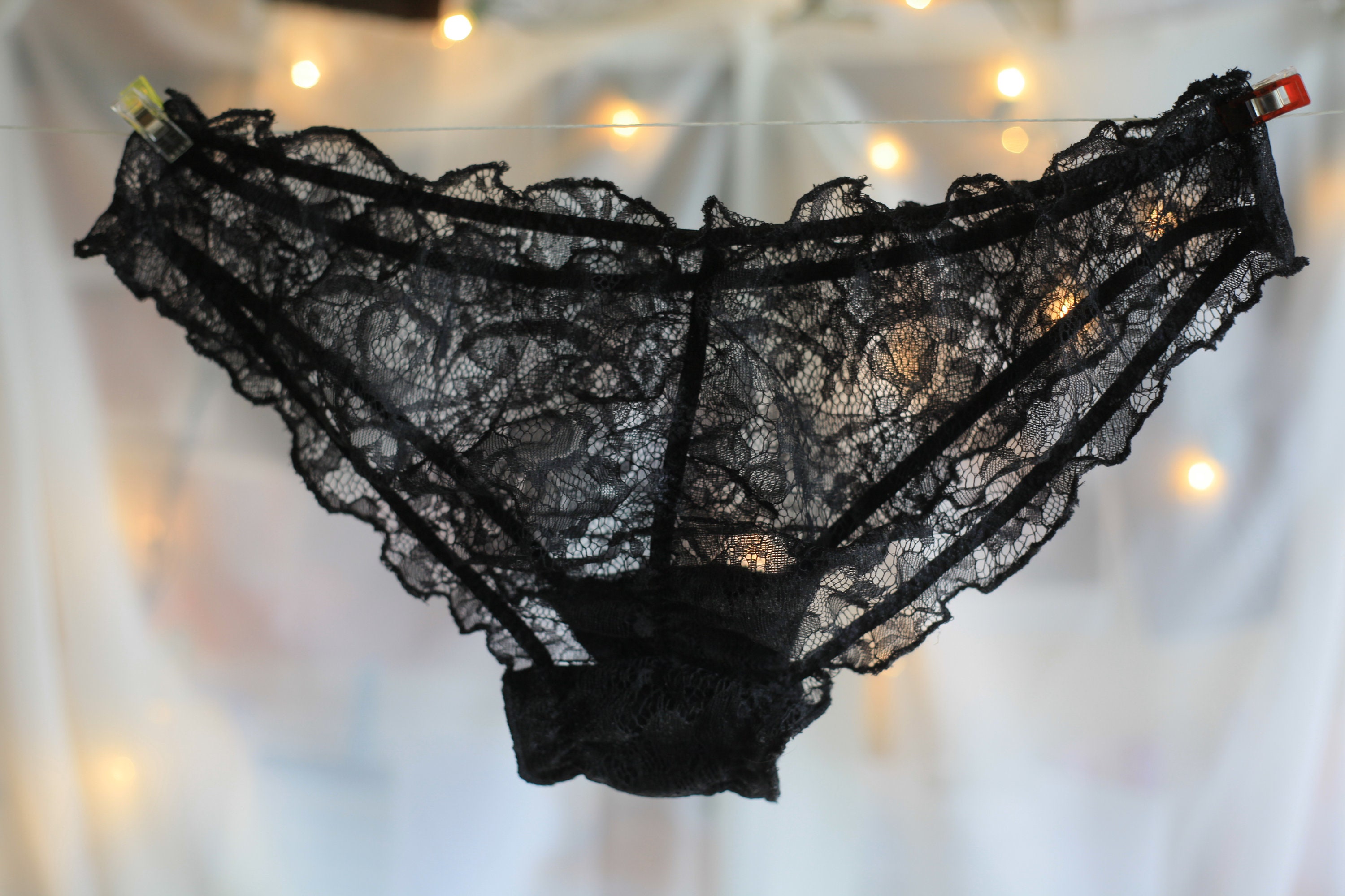 Frou-frou Panties Cosplay Bloomer Woman Voile Black Lace - Etsy