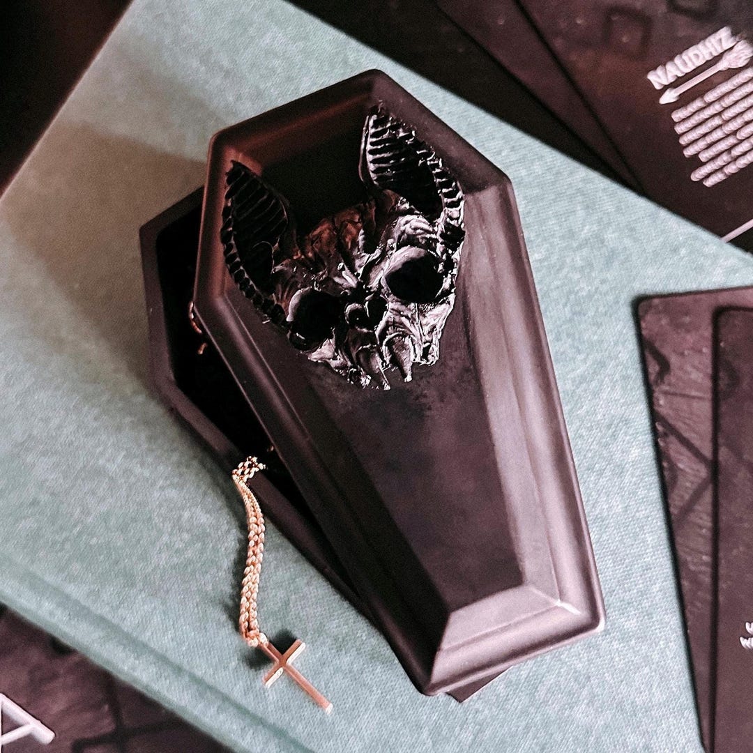 Coffin Trinket Box, Spooky Gothic Design, Gothic Home Accessories ...